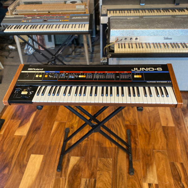 Roland Juno-6 Vintage 61-Key Polyphonic Synthesizer Keyboard 1983 Pro ...
