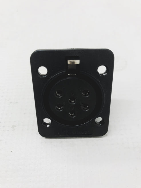 Amphenol 6-Pin Female Chassis Mount Connector for Leslie Speaker / Ham ...