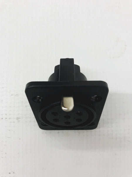 Amphenol 6-Pin Female Chassis Mount Connector for Leslie Speaker / Ham ...