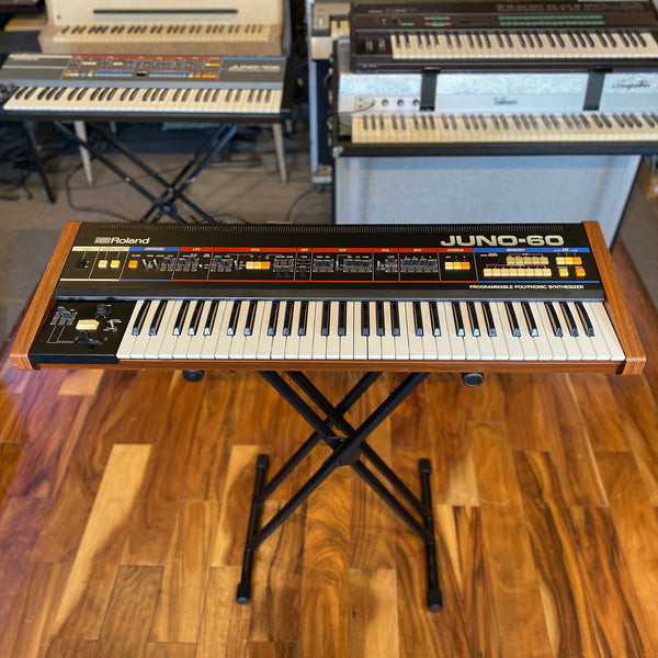 Roland Juno-60 Vintage 61-Key Polyphonic Synthesizer Keyboard 1983 Pro ...