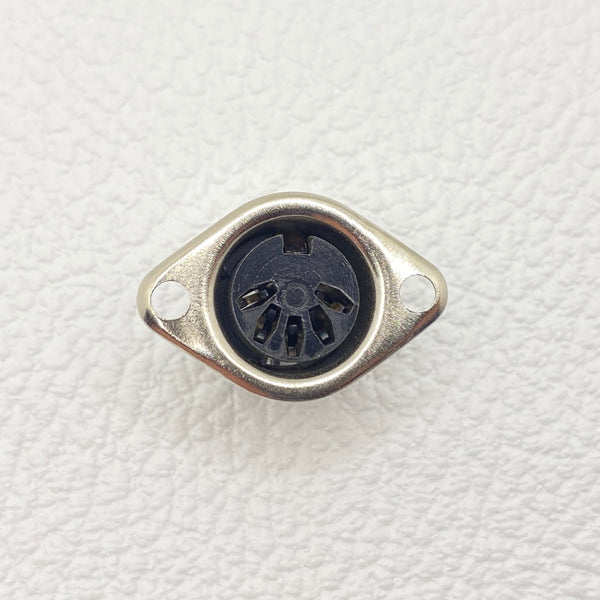 NOS Panel Mount 5-Pin MIDI Female Vintage Jack Connector – CV Keyboards